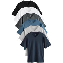 next T-Shirt 'Essential' Herren Gr&ouml;&szlig;e XXL dunkelblau / grau / schwarz / wei&szlig;