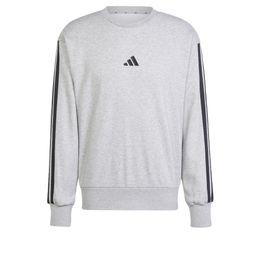 adidas Sportswear Sportsweatshirt 'Essentials' Herren Gr&ouml;&szlig;e S graumeliert / schwarz