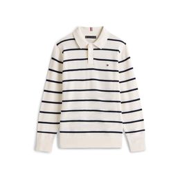 Tommy Hilfiger Pullover Jungen Gr&ouml;&szlig;e 104 marine / wei&szlig;