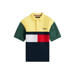 Tommy Hilfiger Poloshirt Jungen Gr&ouml;&szlig;e 110 dunkelblau / gelb / gr&uuml;n / wei&szlig;