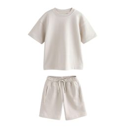 next Set: T-Shirt und Shorts Jungen Gr&ouml;&szlig;e 110 ecru