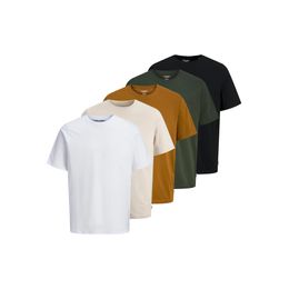 Jack & Jones Jack & Jones T-Shirt Herren Gr&ouml;&szlig;e XS beige / cognac / tanne / schwarz / wei&szlig;