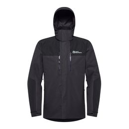 Jack Wolfskin Outdoorjacke 'Jasper' Herren Gr&ouml;&szlig;e L schwarz / wei&szlig;