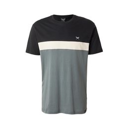 Iriedaily T-Shirt 'Court' Herren Gr&ouml;&szlig;e XS navy / dunkelgr&uuml;n / wei&szlig;