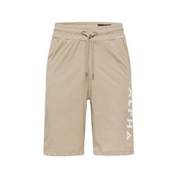 Alpha Industries Shorts Herren Gr&ouml;&szlig;e 34 sand / wei&szlig;