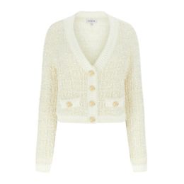Guess Strickjacke 'AOMORI' Damen Gr&ouml;&szlig;e XXL wollwei&szlig;