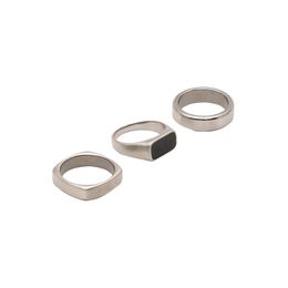Pull&Bear Pull&bear Ring Herren Gr&ouml;&szlig;e 63/65 schwarz / silber