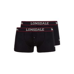 Lonsdale Boxershorts 'Oakworth' Herren Gr&ouml;&szlig;e L rot / schwarz / wei&szlig;