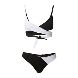 Nasty Gal Bikini Damen Gr&ouml;&szlig;e XXL schwarz / wei&szlig;
