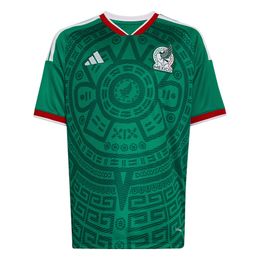 adidas Performance Trikot 'Mexico 26 Home' Jungen Gr&ouml;&szlig;e 140 gr&uuml;n / dunkelgr&uuml;n / rot / wei&szlig;