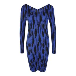 Noisy may Petite Kleid 'CEMRE' Damen Gr&ouml;&szlig;e 36 royalblau / schwarz Winterkleid