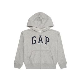 GAP Sweatjacke 'HERITAGE' Jungen Gr&ouml;&szlig;e 152/158 navy / graumeliert / wei&szlig;