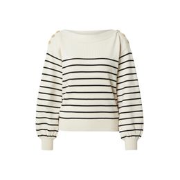 ABOUT YOU Pullover 'Reese' Damen Gr&ouml;&szlig;e S creme / schwarz
