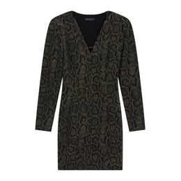 Guess Kleid Damen Gr&ouml;&szlig;e 44 anthrazit / schwarz Winterkleid