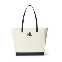 Lauren by Ralph Lauren Lauren Ralph Lauren Shopper Damen Gr&ouml;&szlig;e One Size creme / navy