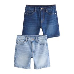 next Shorts Jungen Gr&ouml;&szlig;e 146 hellblau / dunkelblau