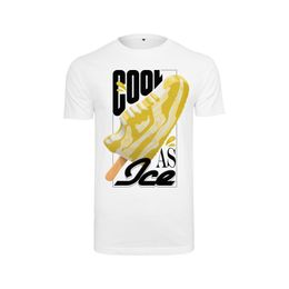 Mister Tee T-Shirt 'Cool As Ice Tee' Herren Gr&ouml;&szlig;e XXL senf / schwarz / wei&szlig;
