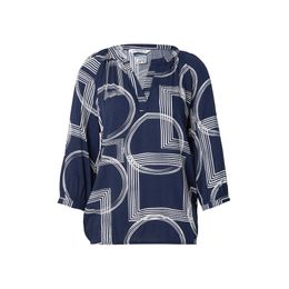 ZABAIONE Bluse 'Co44rnelia' Damen Gr&ouml;&szlig;e XXL marine / wei&szlig;