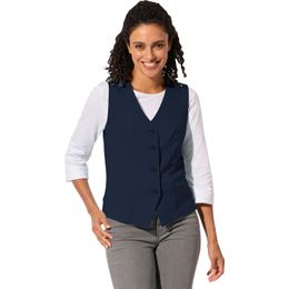 Damen Anzugweste in Interlock-Qualit&auml;t dunkelblau, Gr&ouml;&szlig;e 50