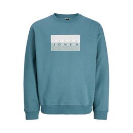Jack & Jones Jack & Jones Sweatshirt 'JCOFUSION' Herren Gr&ouml;&szlig;e XL jade / wei&szlig;