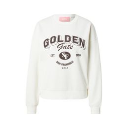 Jack & Jones JJXX Sweatshirt 'JXMERLE' Damen Gr&ouml;&szlig;e XS creme / schoko