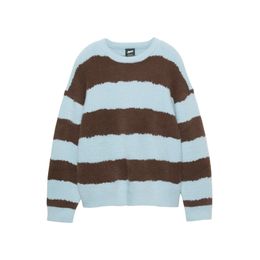 Pull&Bear Pull&bear Pullover Herren Gr&ouml;&szlig;e S hellblau / braun