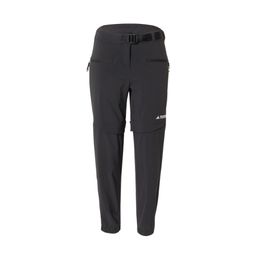 adidas terrex Sporthose 'Utilitas Zip-Off' Damen Gr&ouml;&szlig;e M schwarz / wei&szlig;