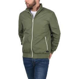 Blend Herren Bomberjacke "BHBrad", gr&uuml;n, Gr. XL, unifarben, 100% Nylon, Jacken, &Uuml;bergangsjacke mit kontrastfarbenen Rei&szlig;verschl&uuml;ssen