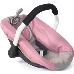 Bayer Chic 2000 CHIC2000 Kinder Puppen Autositz "f&uuml;r Puppen bis Gr&ouml;&szlig;e 50 cm", rosa, Kunststoff, Polyester, Stahl, B:31cm H:32cm T:45cm, Puppenausstattungen