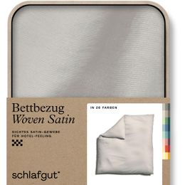 Bettbezug Schlafgut, B:200cm L:200cm, beige, Mako-Satin, Obermaterial: 100% Baumwolle, Bettbez&uuml;ge, "Woven Satin", besonders dicht gewebt, Mix &