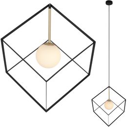 N&auml;ve N&Auml;VE Pendelleuchte "Carde", 1, H: 30cm, 1 Stk., schwarz, Esszimmer, Leuchten, Pendelleuchte >>Cadre<<, excl. 1x G9 LED,schwarz, wei&szlig;, gold