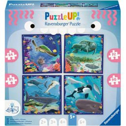 Ravensburger Kinder Puzzle "PuzzleUP, Meerestiere", bunt, B:33cm H:33,3cm, Puzzles, Made in Europe