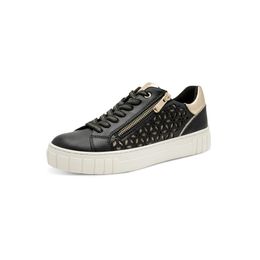 Marco Tozzi Sneaker Damen Gr&ouml;&szlig;e 39 gold / schwarz
