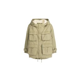 Bershka Parka Damen Gr&ouml;&szlig;e S khaki / offwhite Winterjacke