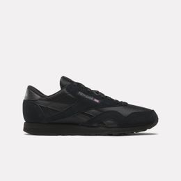 Reebok CLASSIC Damen Sneaker "CLASSIC NYLON", Gr. 41, schwarz, Leder, Textil, Schuhe