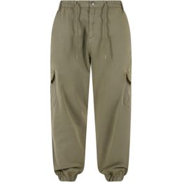 DEF Damen Cargohose "DEF Herren DEF Kindou Cargopants"olive, Gr. 32, unifarben, 100% Baumwolle, Hosen