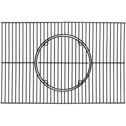 Grillrost Tepro, B:46cm H:0,5cm L:69,5cm &Oslash;:30cm, schwarz, Edelstahl, Grillroste, "Universal", Grillfl&auml;che: ca. 69,5 x 46 cm
