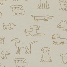 Nestchenschlange fillikidhund, beige, Obermaterial: 100% Baumwolle. F&uuml;llung: 100% Polyester, Bettnestchen, "Jersey"
