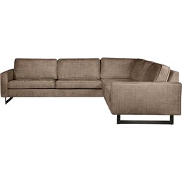 Ecksofa Home Affaire, B:290cm H:85cm T:250cmbraun, 100% Polyester, Wohnzimmer, Sofas, "Pinto, XXL, 250/290 cm, langer Schenkel, Ottomane", Cord,