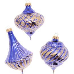 Guido Maria Kretschmer Home & Living Christbaumschmuck "Meerle, Weihnachtsbaumkugel, Christbaumkugel", &Oslash;:8cm, blau, GUIDO MARIA KRETSCHMER HOME & LIVING, Weihnachtsbaumschmuck,