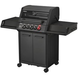 Gasgrill Enders, B:143,5cm H:118,5cm T:58cm, schwarz, Garten, Grills, "Monroe Pro 3 SIK Turbo Shadow", BxH: 143,5x118,5 cm