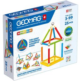 Geomag Kinder Magnetspielbausteine "Geomag Supercolor Recycled"bunt, Kunststoff, Spielbausteine