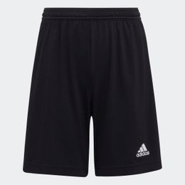 Jungen Trainingsshorts "ENT22 SHO Y", schwarz, Gr. 140, adidas Performance, bestickt, Obermaterial: 100% Polyester, Hosen