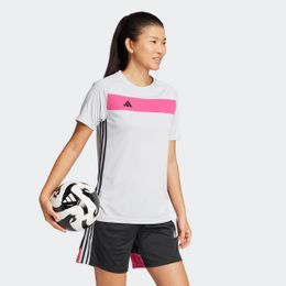 Damen Fu&szlig;balltrikot "TIRO 25 ESSENTIALS TRIKOT", grau, Gr. XL, adidas Performance, Obermaterial: 100% Polyester, Trikots