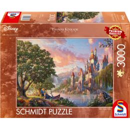 Schmidt Spiele Kinder Puzzle "Disney, Belle's Magical World von Thomas Kinkade", bunt, Papier, Puzzles