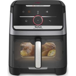 Tefal Hei&szlig;luftfritteuse "Easy Fry Smart & Silence XXL", B:33,5cm H:29,5cm T:41cmschwarz, edelstahl, Fritteusen, &uuml;ber 55 voreingestellte Programme,