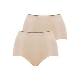 Conturelle Damen Miederslip "2er Pack Miederslip Soft Touch", Gr. 38, beige, Obermaterial: 61% Polyamid PA. 39% Elasthan EL., Unterhosen