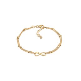 Elli Damen Armband "Infinity Symbol Love Unendlichkeit 925 Silber", 16cm, ohne Stein, Silber 925 (Sterlingsilber), gold, Silber 925 (Sterlingsilber),