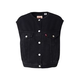 Levi's Levi's 'Collarless Shrunken '90s Trucker Vest' Damen Gr&ouml;&szlig;e XS black denim
