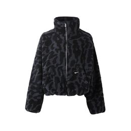 Nike Sportswear Fleecejacke Damen Gr&ouml;&szlig;e XS dunkelgrau / schwarz